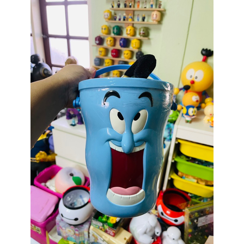 Tokyo Disney Aladdin Genie Blue Popcorn Bucket Case Japan | Shopee Malaysia