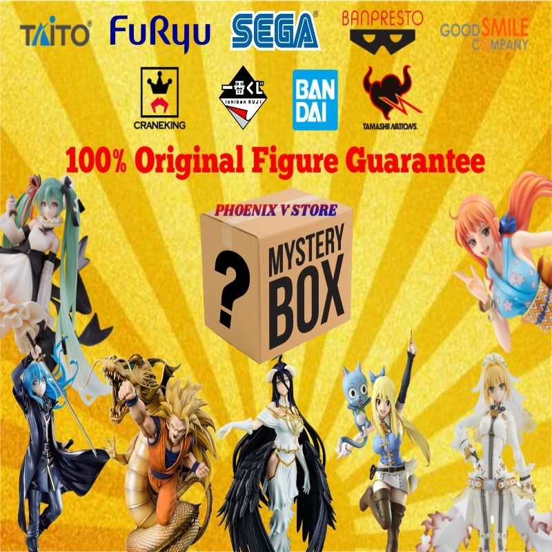Banpresto Bandai Furyu Sega Ichiban Kuji Original Figure Mystery Box ...