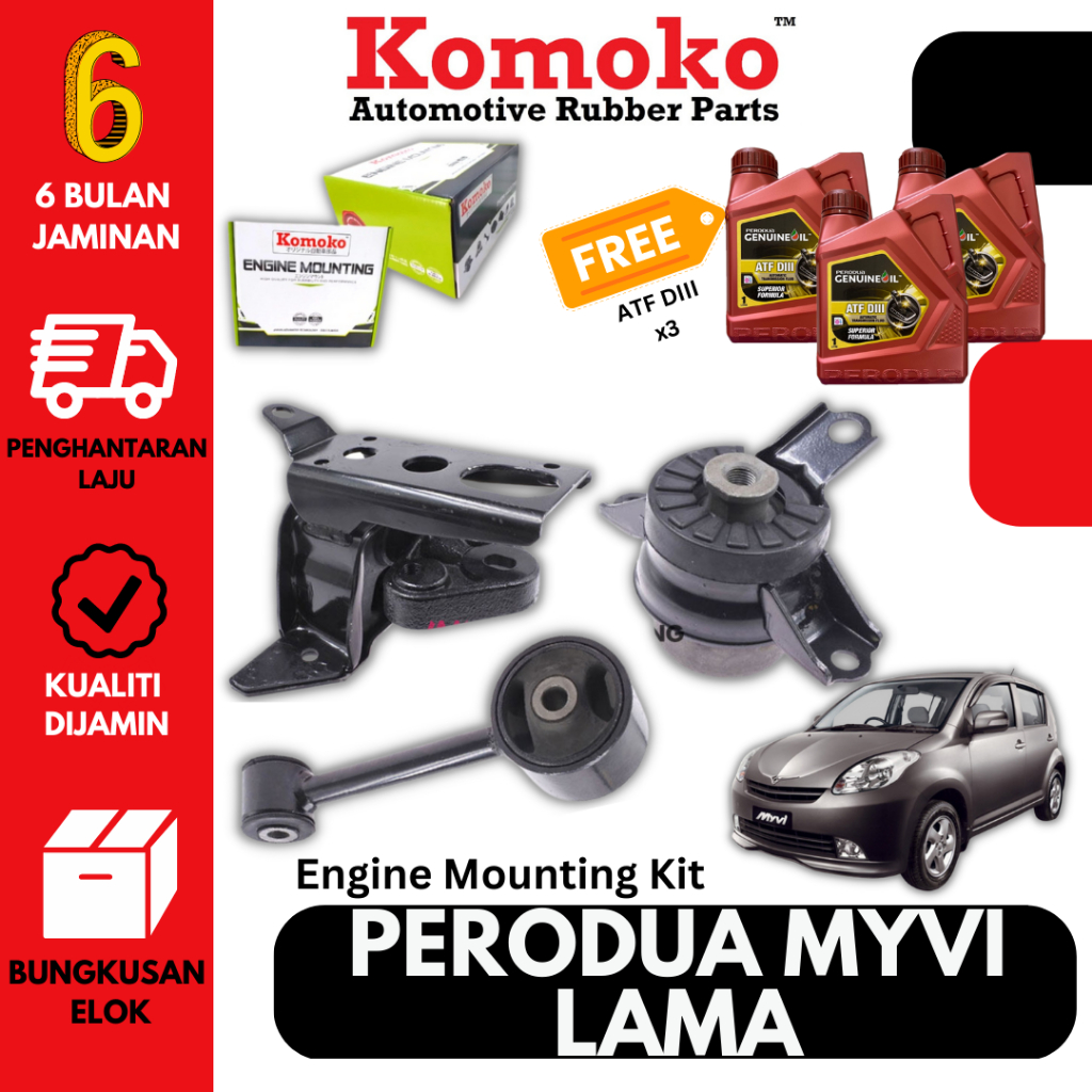 Engine Mounting Perodua Myvi KOMOKO Engine Mounting Myvi Old | Shopee ...