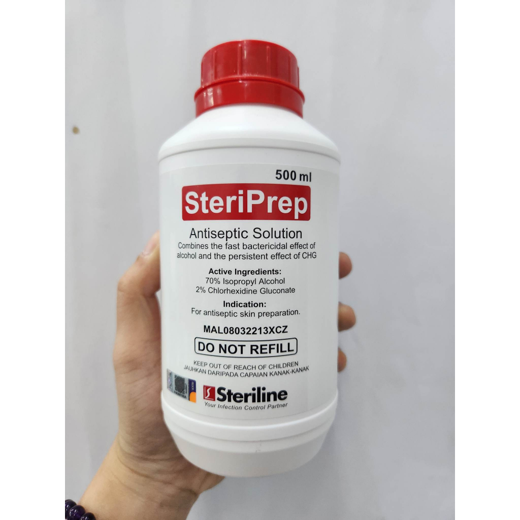 STERIPREP ANTISEPTIC SOLUTION 500ML/BOT | Shopee Malaysia
