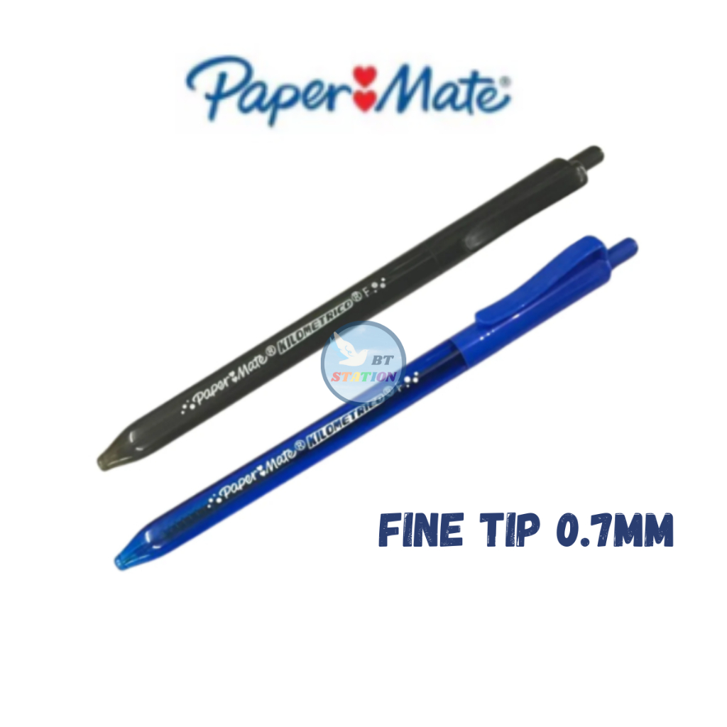 Papermate Kilometrico RT Retractable Ball Pen Fine 0.7mm (1PC) | Shopee ...