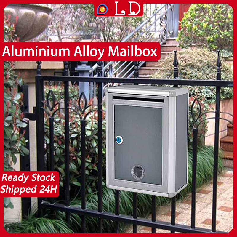 Lowest Price Aluminium Alloy Mailbox Wall Mounted Outdoor Letter Post ...