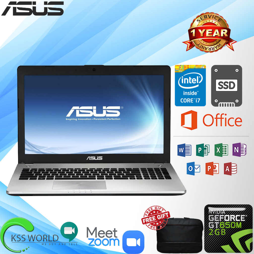 Asus N56V(Best Audio) - intel core i7 - 4Gb Ram - 128Gb SSD - Nvidia ...