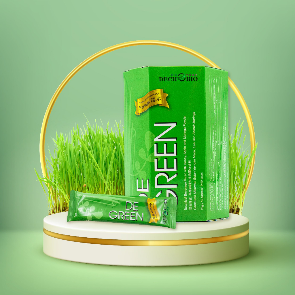 Ready Stock !!! Decho Bio De Green contains moringa, wheatgrass, green ...