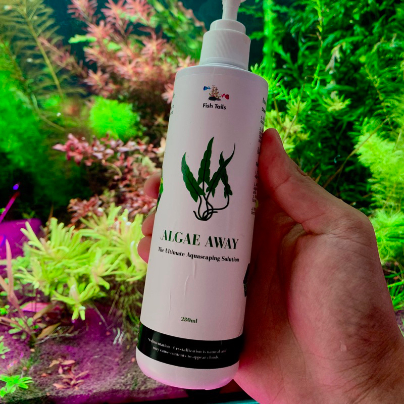 ALGAE AWAY By FISHTAILS SOSUKE AQUATIC Algaecide 280ml EZ GROW EZ Grow ...