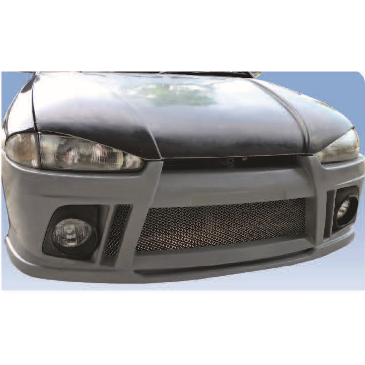 Proton Wira V-Design V3 Front Bumper & Bonnet Body Kit Fiber Ready Stock | Shopee Malaysia