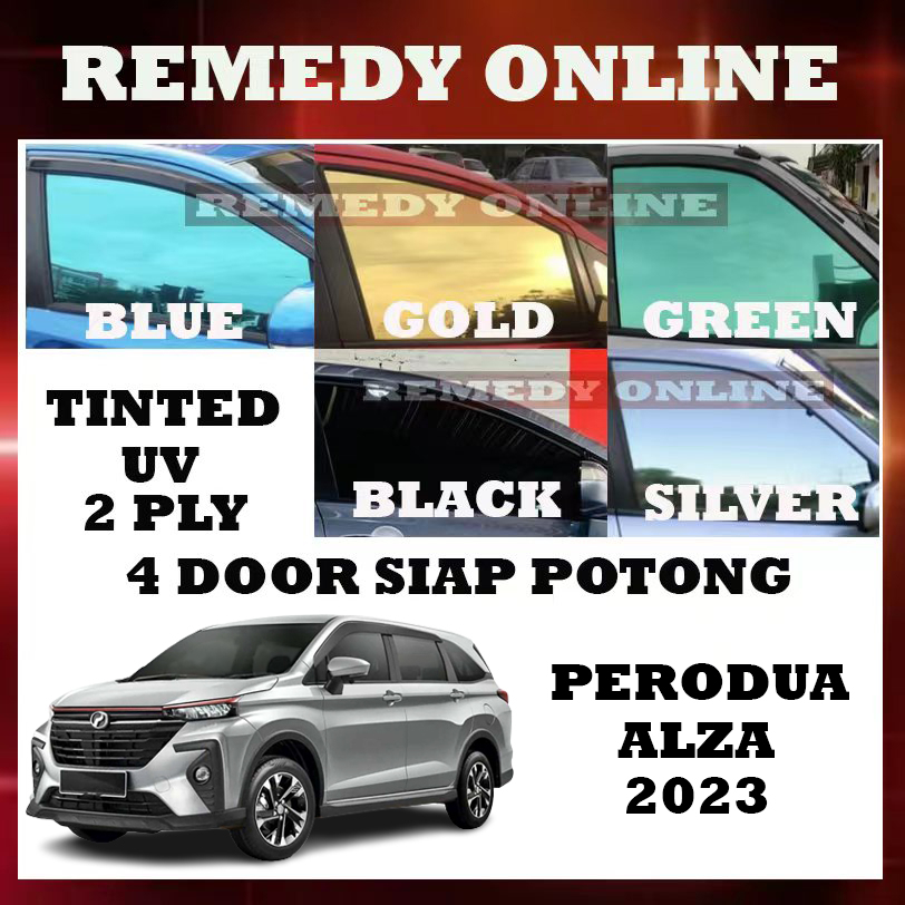 Perodua Alza 2023 Tinted Kereta 4 Door Tinted 2PLY UV99% Siap Potong ...
