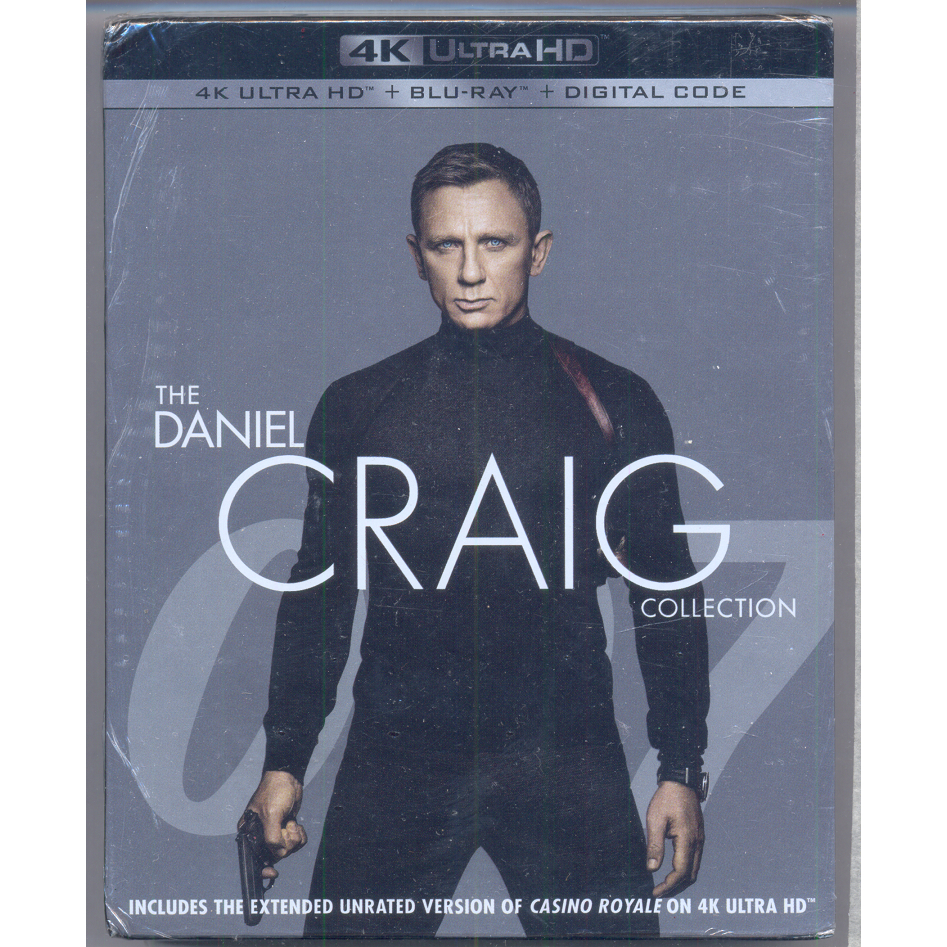 007 James Bond The Daniel Craig 4 Film Collection 4K [ Blu-Ray ...
