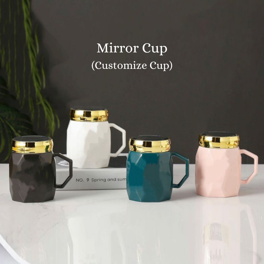 Quality Ceramic Cup Mirror Mug CUSTOMIZE NAME Design Hot Water Gift ...