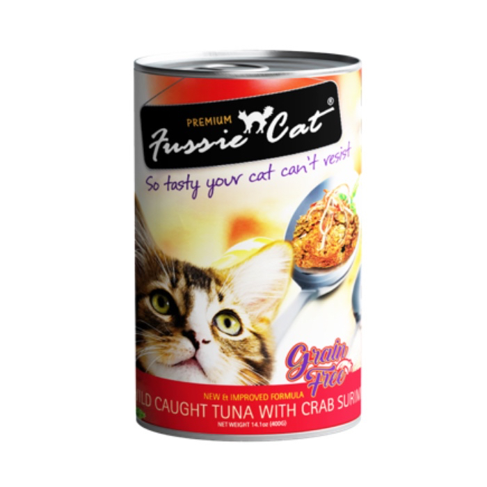 Fussie Cat 400g Premium Wet Canned Food / Cat Food Wild Caught Tuna ...