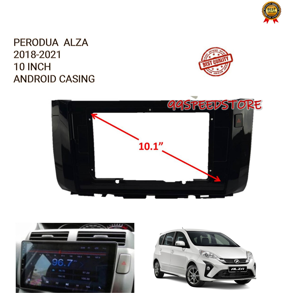Perodua Alza 2018 - 2021 10 inch Android Player Casing | Shopee Malaysia