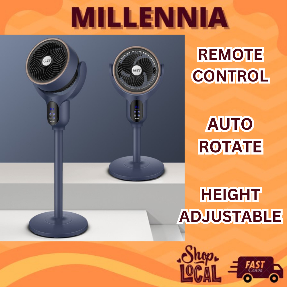 Remote Control Height Adjustable Auto Rotate Oscillation Air ...