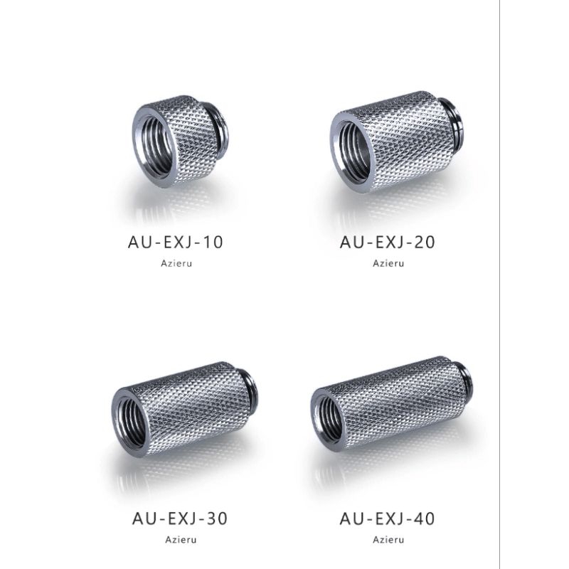 Azieru AU-EXJ-10mm/20mm/30mm/40mm G1/4' Extender | Shopee Malaysia