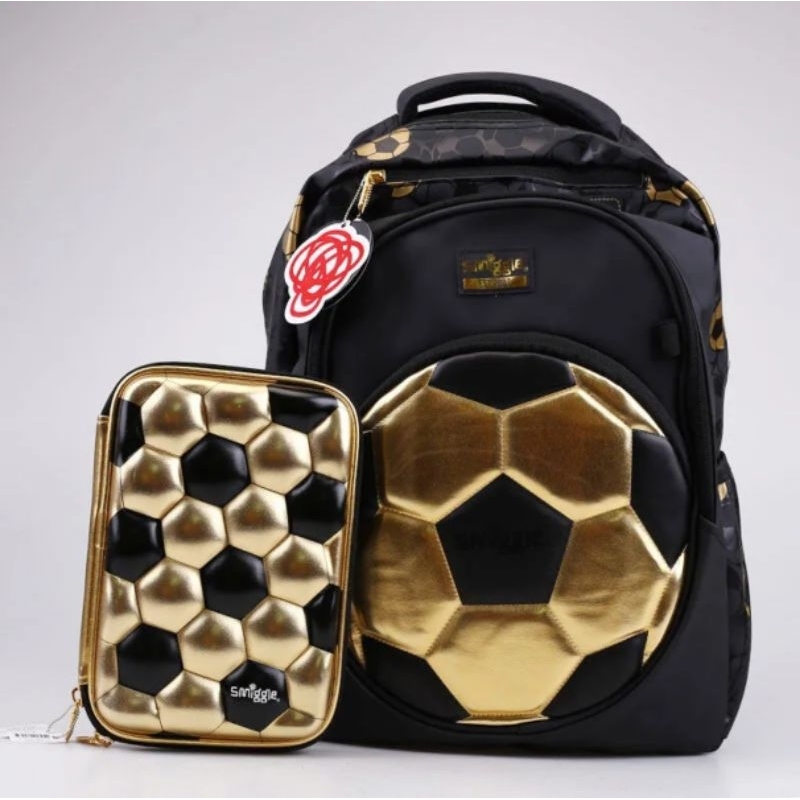 Smiggle Super Cool Score Football Gold Collection 3 in 1 (Backpack ...