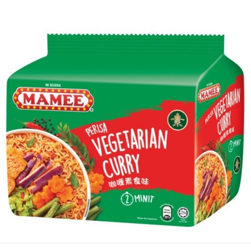 Mamee Instant Noodle Vege Curry Flavour 5 x 78g | Shopee Malaysia