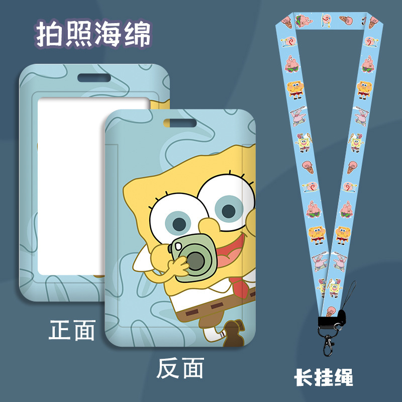 【Ready Stock】Spongebob Office Tag Spongebob ID Holder Spongebob Card ...