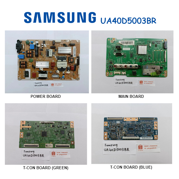SAMSUNG LED TV UA40D5003BR 40D5003 Power Board BN44-00473A Main Board ...