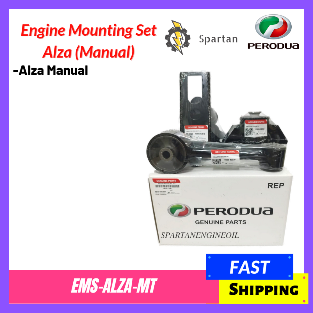 ORIGINAL PERODUA MYVI 1.5 / ALZA 1.5 ENGINE MOUNTING SET AUTO/MANUAL ...