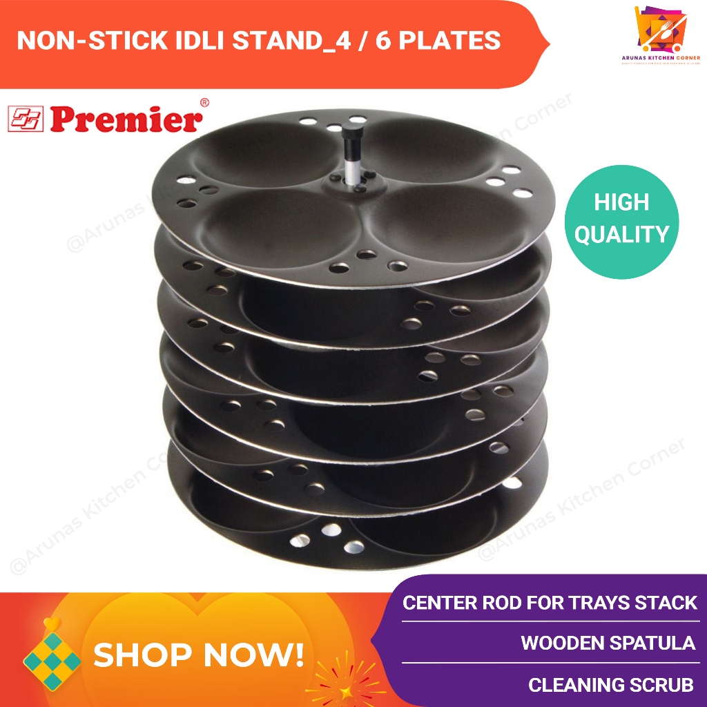 Premier Non-Stick Idli Stand - 4/6 Plates - SP0002 | Shopee Malaysia
