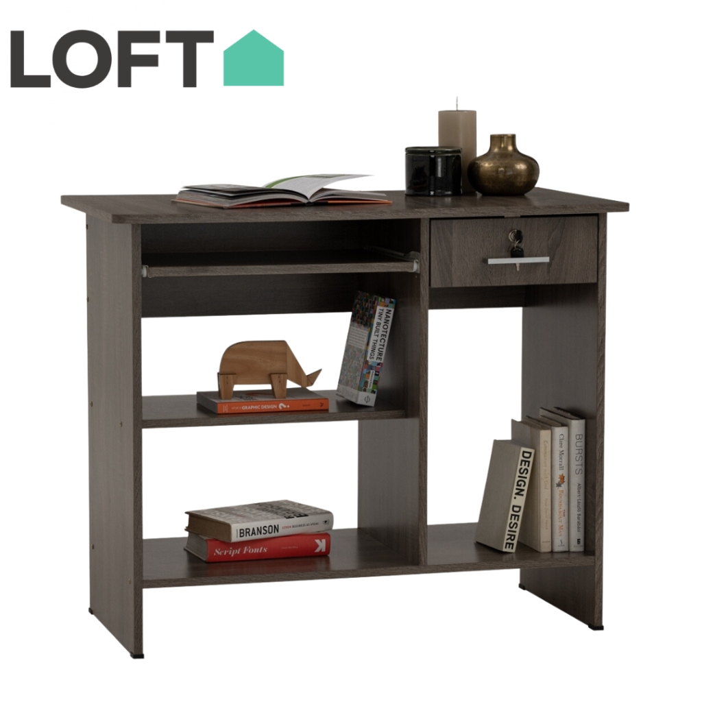 LOFT Living ECO 90cm Computer desk with keyboard tray/Computer Desk ...