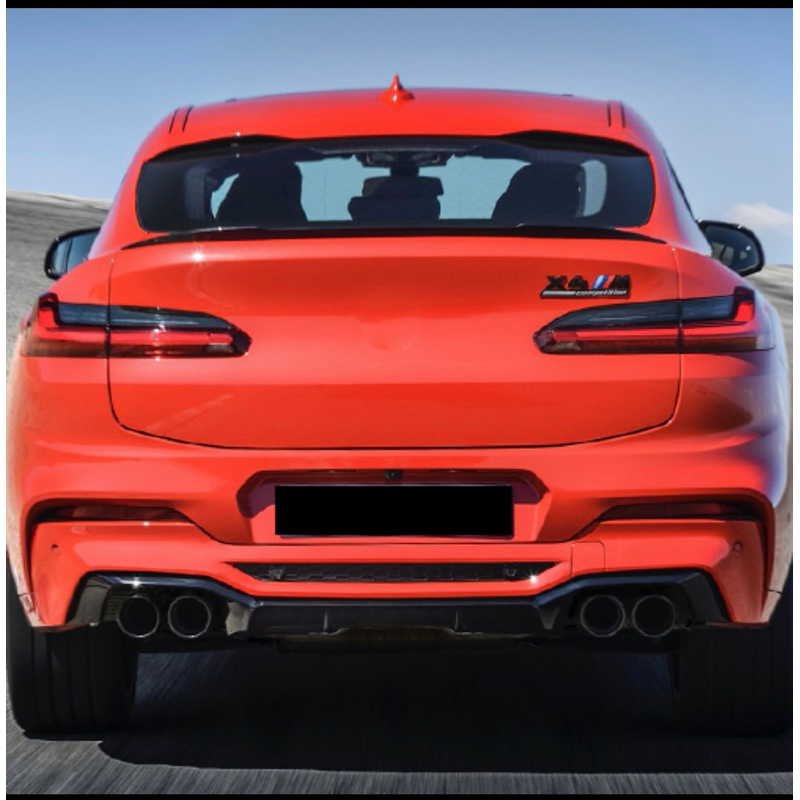 BMW G02 X4M X4 rear bumper diffuser bodykit | Shopee Malaysia