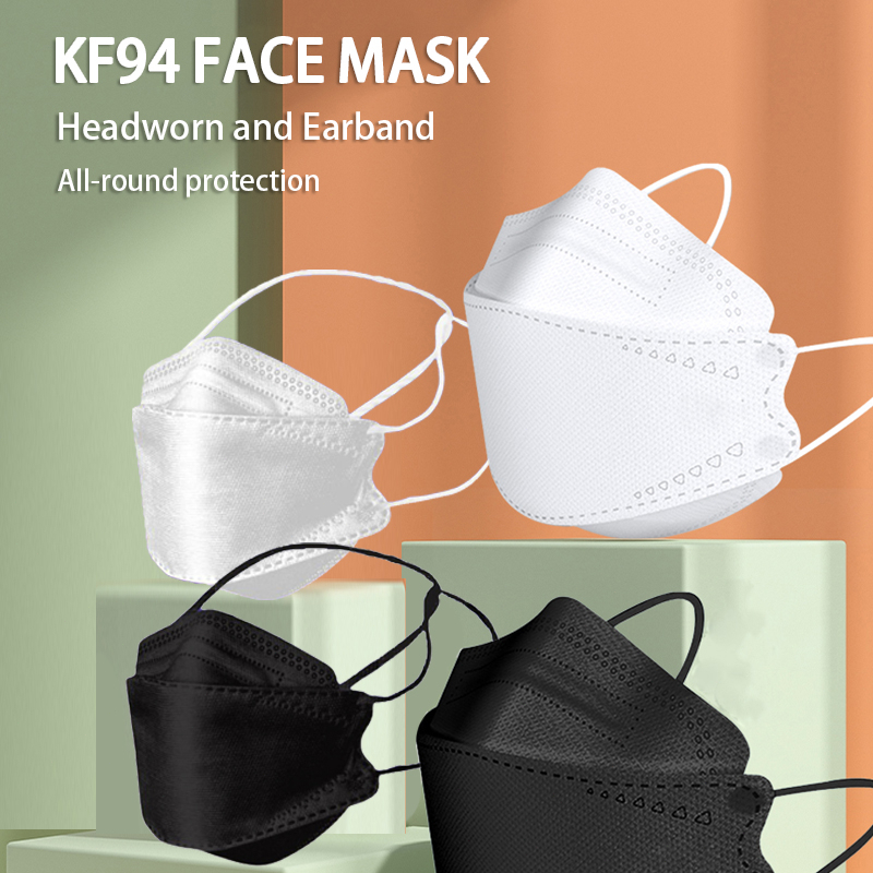 【KF94 Earloop & Headloop】10pcs/Pack Adult Korean Mask 4ply Fish Type ...