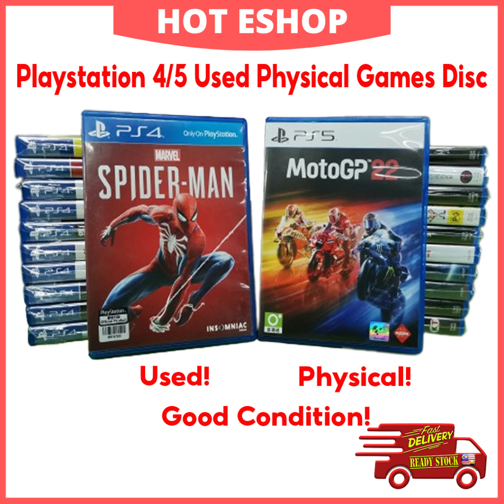 Playstation 4/5 PS 4/5 Used Games Disc Physical Used Games Disc ...