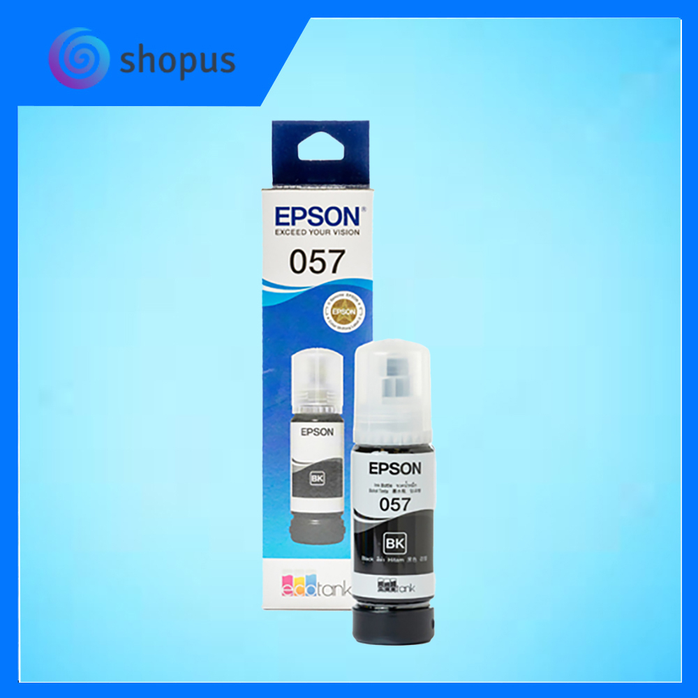 Epson 057 Black Original Ink Refill Bottle 70ml For L8050/L18050 ...