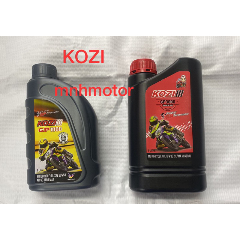 KOZI GP1000 1000 GP 4T 20W50 GP3000 4T 10W30 HONDA 100% ORIGINAL ...