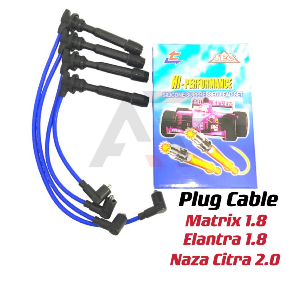 JEC Spack Plug Cable Hyundai 1.8 Naza Citra 2.0 Hyundai Matrix 1.8 Plug ...