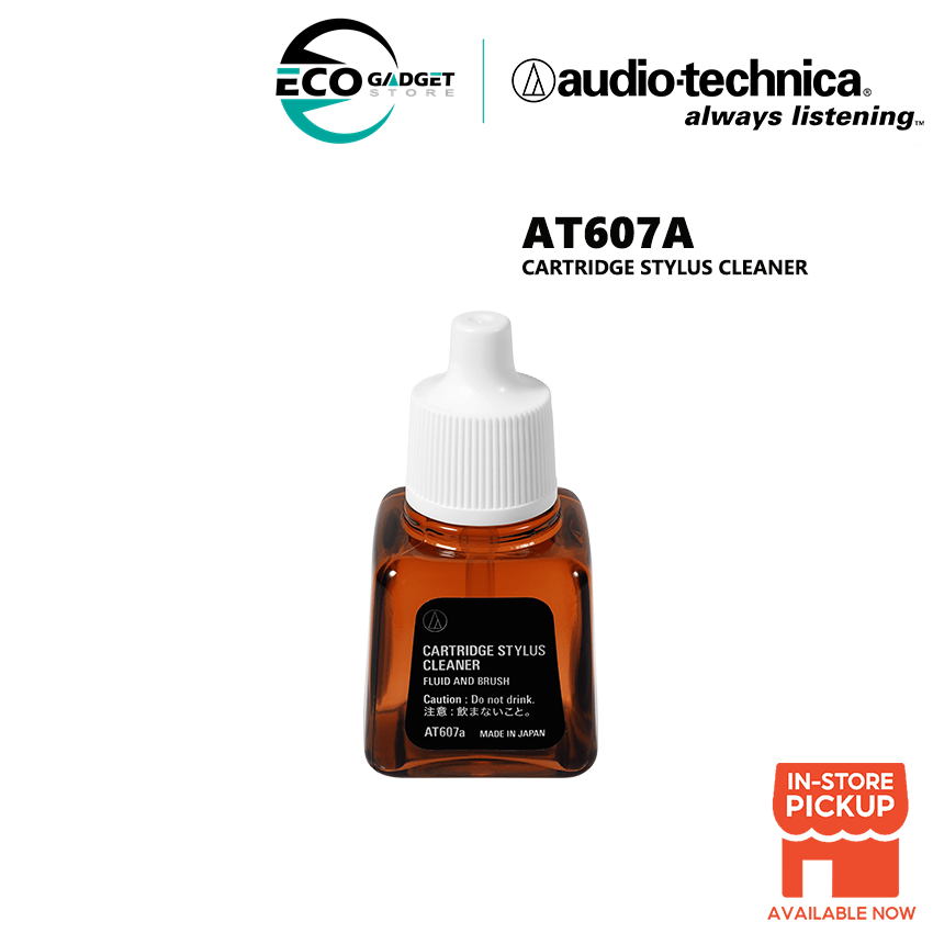 Audio-Technica Cartridge Stylus Cleaner AT607a fluid and brush ...