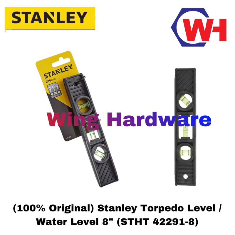 (100% Original) Stanley Torpedo Level / Magnetic Water Level Ruler 8 ...