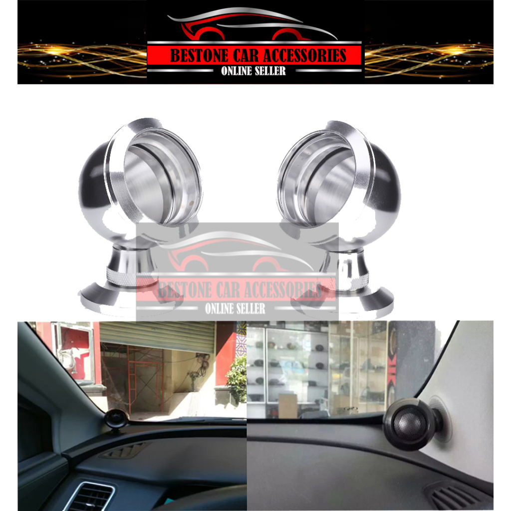 Car Tweeter Aluminium Base Speaker Box Cover Stand | Shopee Malaysia