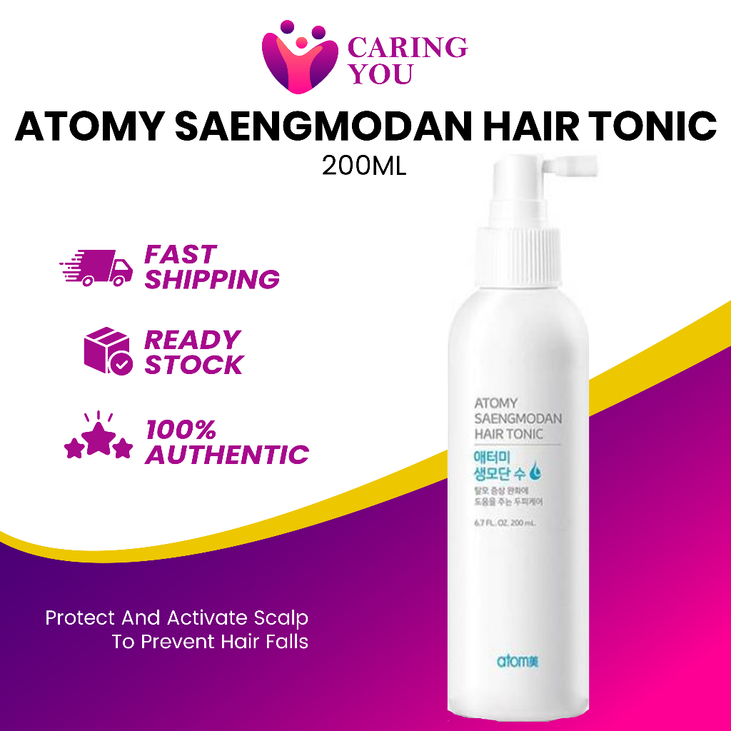 Atomy Saengmodan Hair Tonic艾多美生毛丹养发液 200ml Hair Care Hair Growth Tonic ...