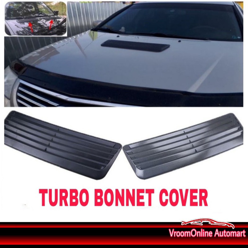 Universal Auto Car Decorative Air Flow Intake Scoop Turbo Bonnet Vent ...