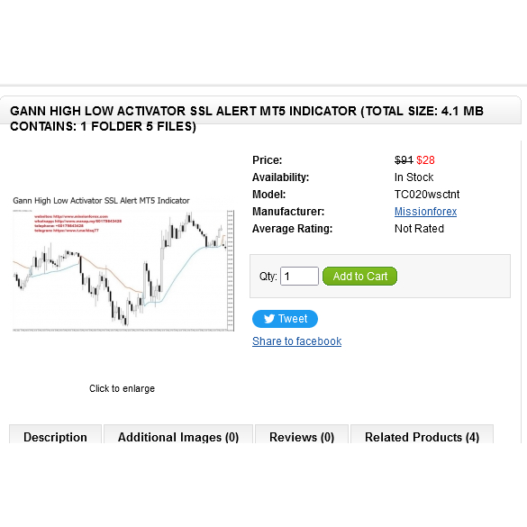 Gann High Low Activator SSL Alert MT5 Indicator (Total size: 4.1 MB Contains: 1 folder 5 files ...