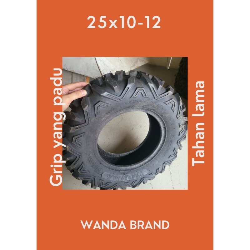 Tayar ATV Belakang 12 inci 25x10-12 Mud Terrain | Shopee Malaysia