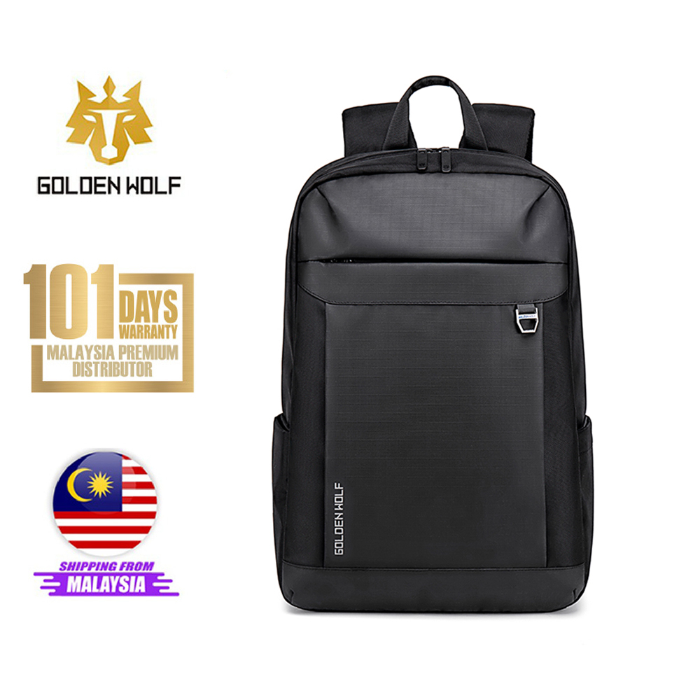 Golden Wolf Ignitez Ultra Light Travel USB Port Student Laptop Backpack ...