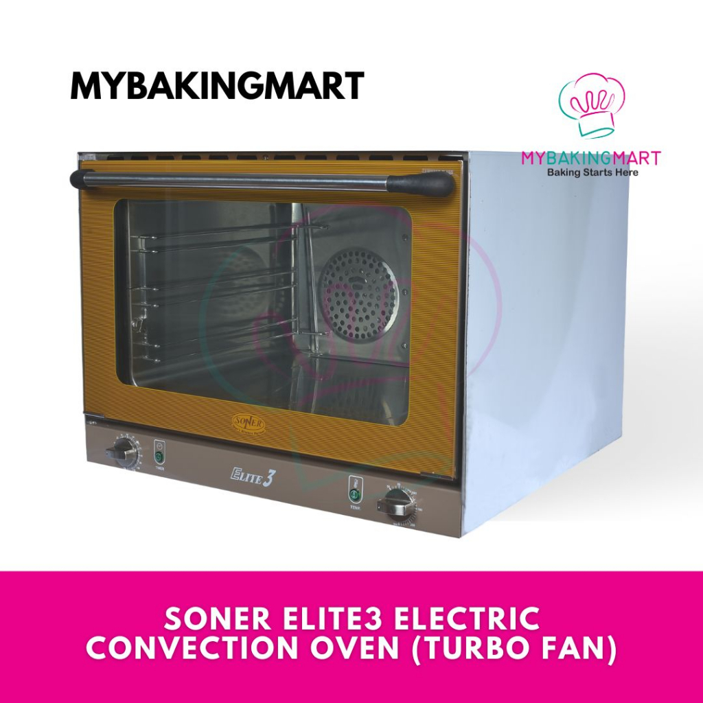 Mybakingmart | Soner ELITE3 Electric Convection Oven (Turbo Fan ...