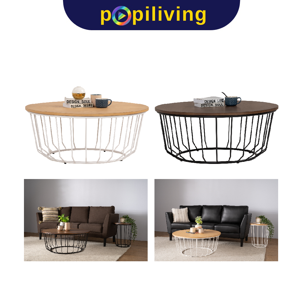 [SIAP PASANG] FLOS Round Coffee Table Modern Round Table Meja Bulat ...