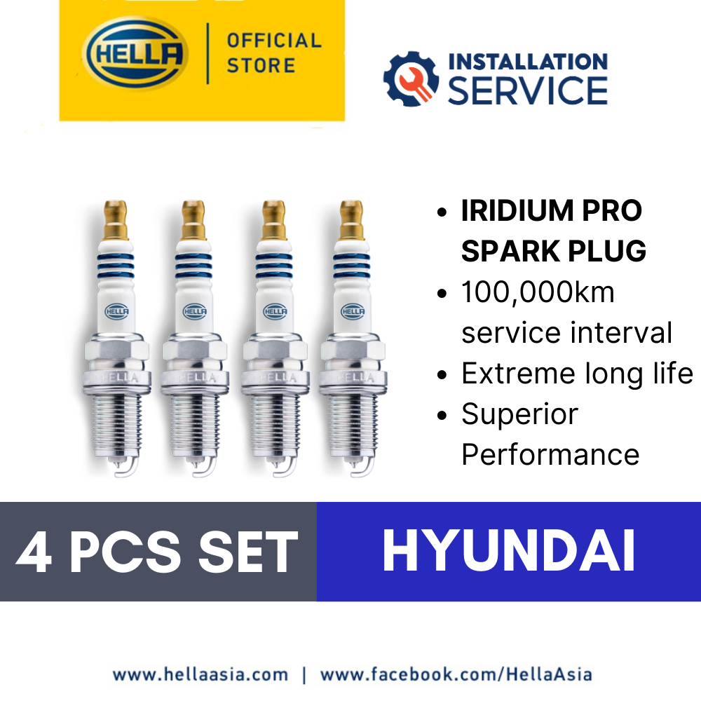 HELLA Iridium Pro Spark Plug for Hyundai Cars | Shopee Malaysia