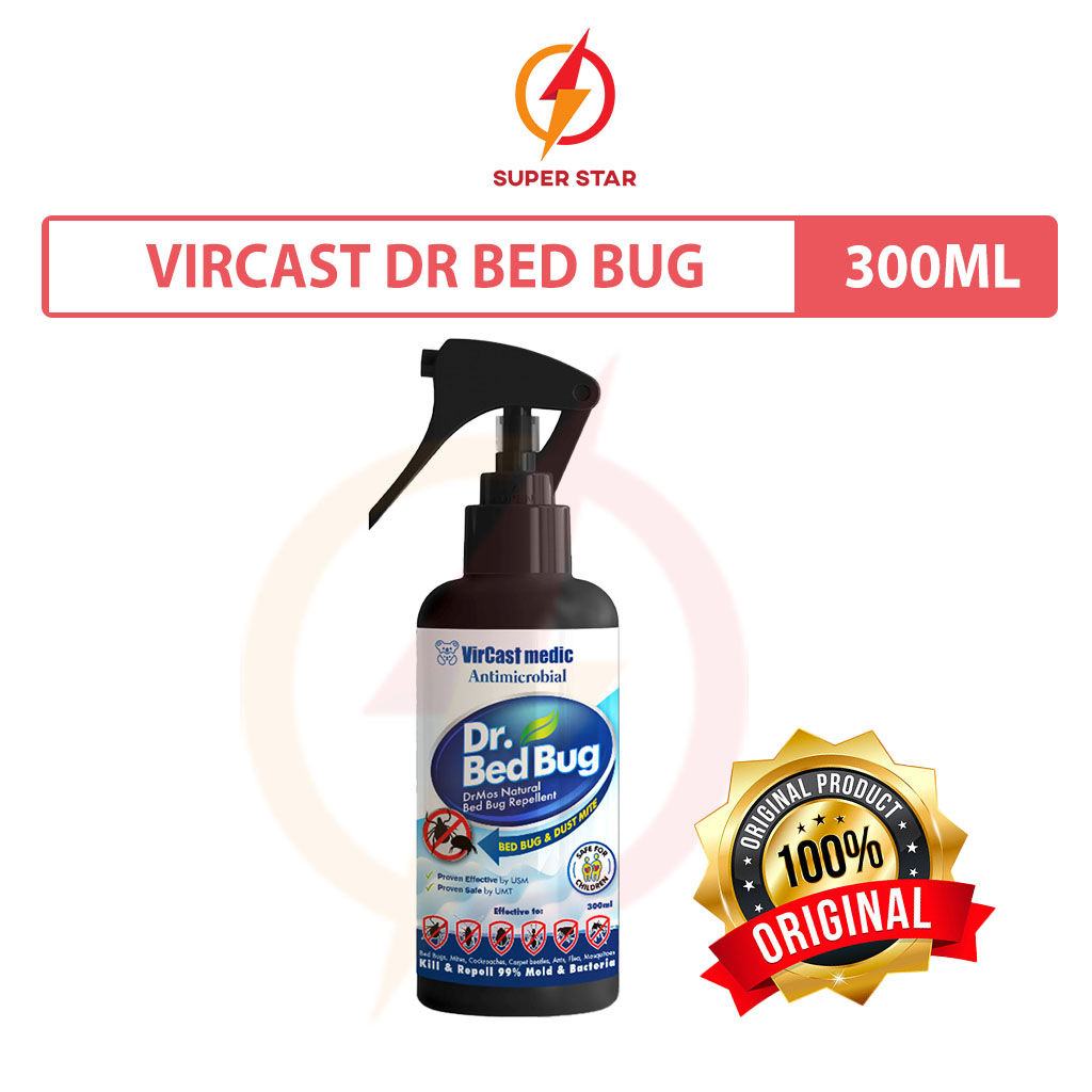 Vircast Medic Dr Bed Bug Natural Repellent Spray 300ml | Shopee Malaysia