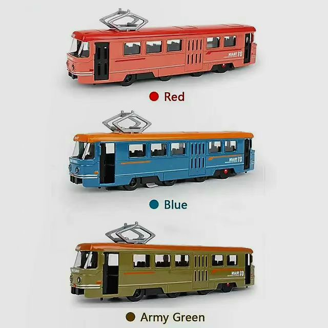 Alloy Train Mini Subway Model Diecast Train Pull Back Vehicles Toy For ...