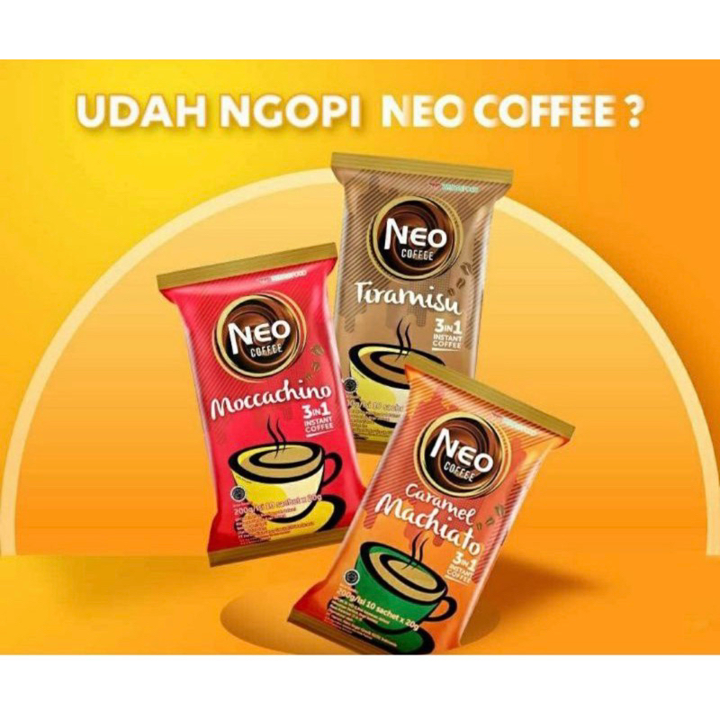 (BELI 20 PERCUMA 1) KOPI INDONESIA NEO COFFFEE HALAL MOCCACHINO ...