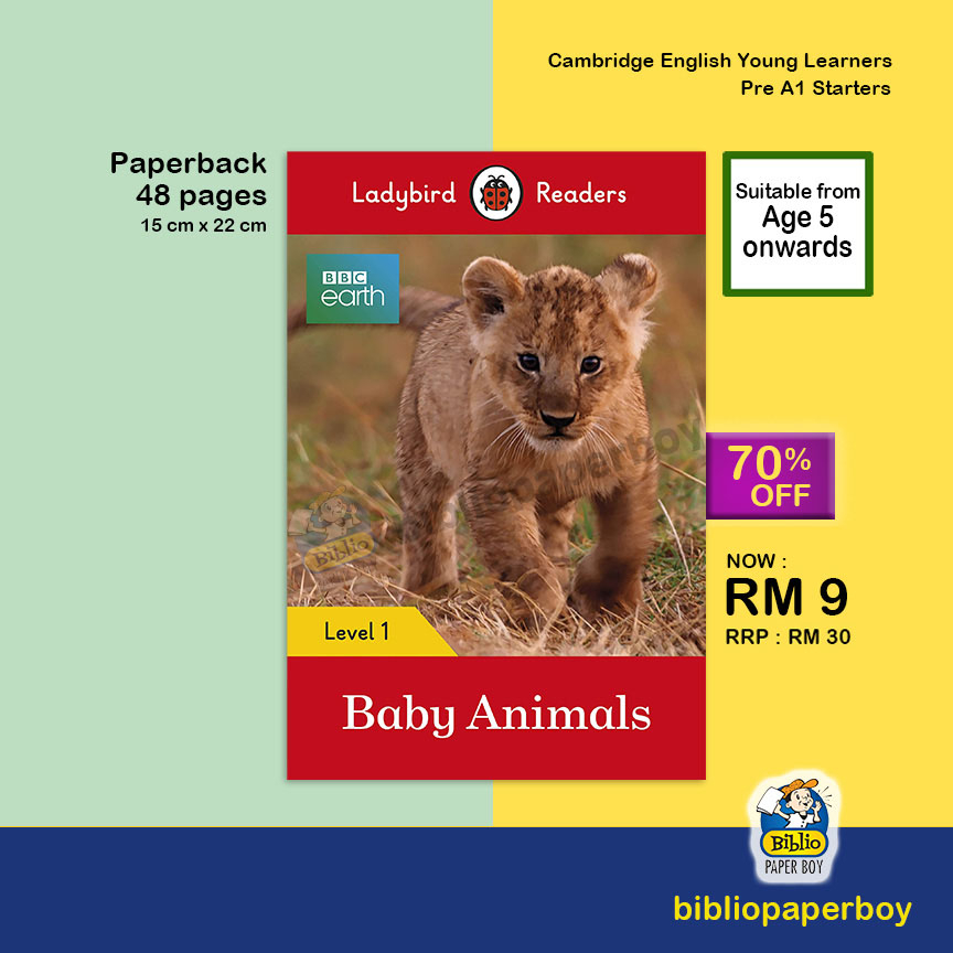 Ladybird Readers Level 1 - BBC Earth - Baby Animals (Cambridge English ...