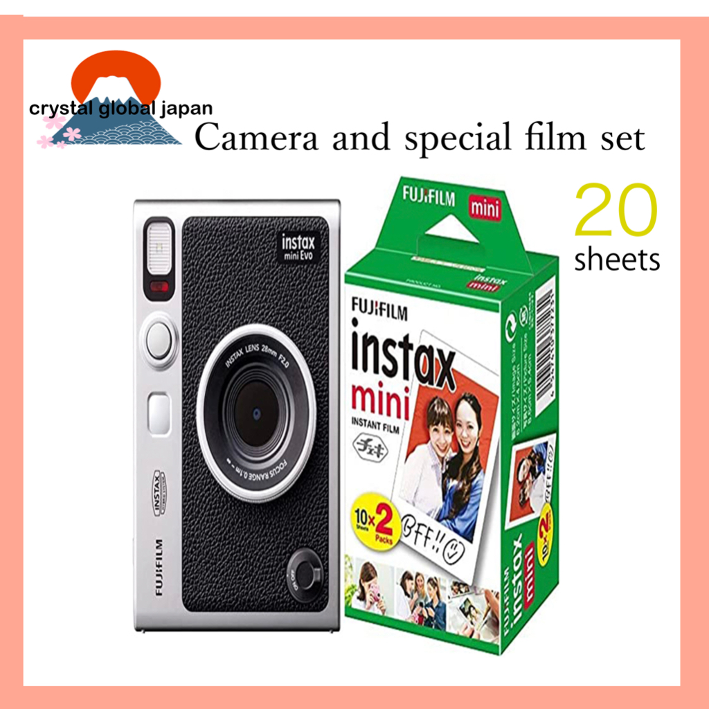 FUJIFILM Cheki Evo Hybrid Instant Camera 20 exclusive films(Instant ...