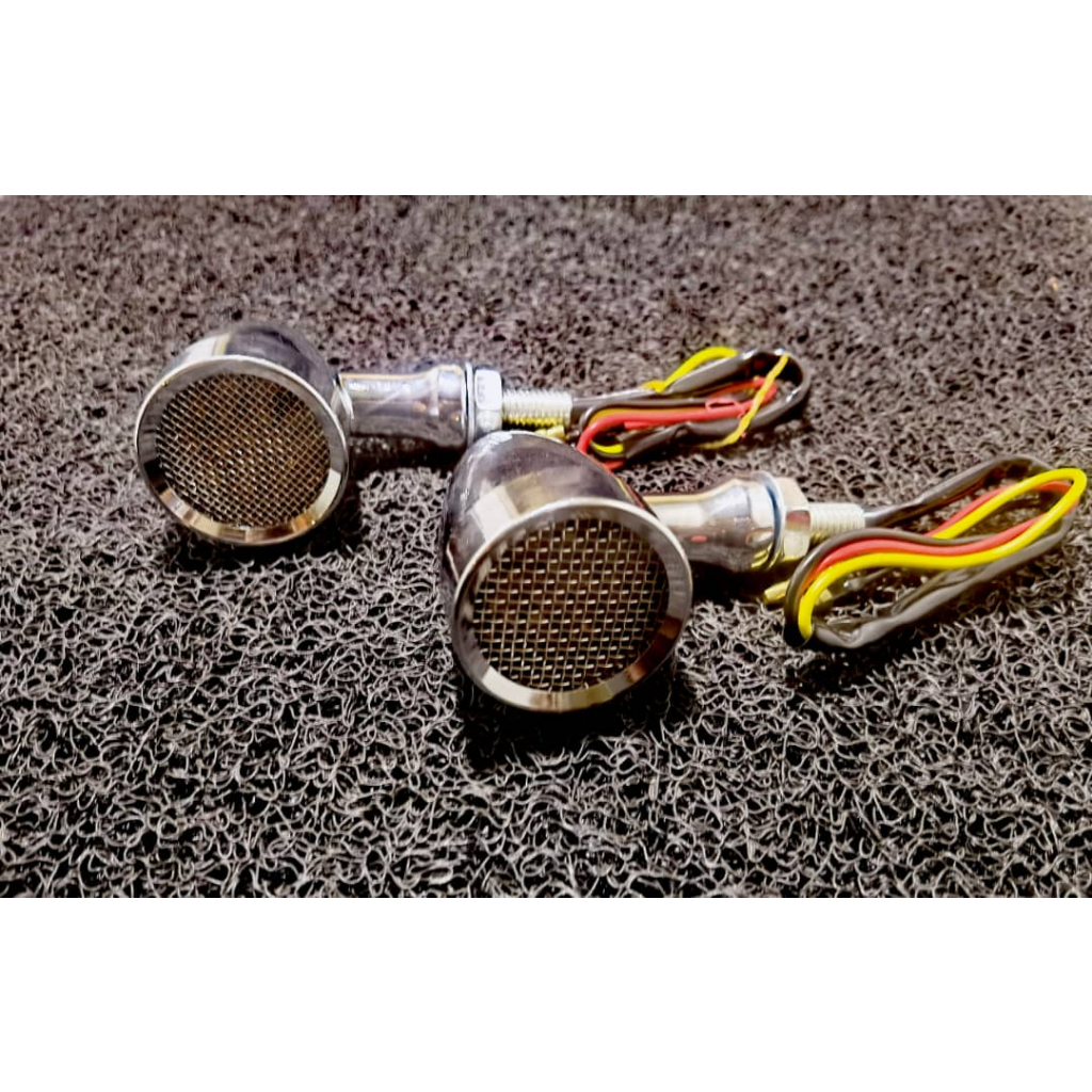 LED TURN SIGNAL LAMP LED BRAKE LAMP RETRO CLASSIC OLD SCHOOL BIKER ...