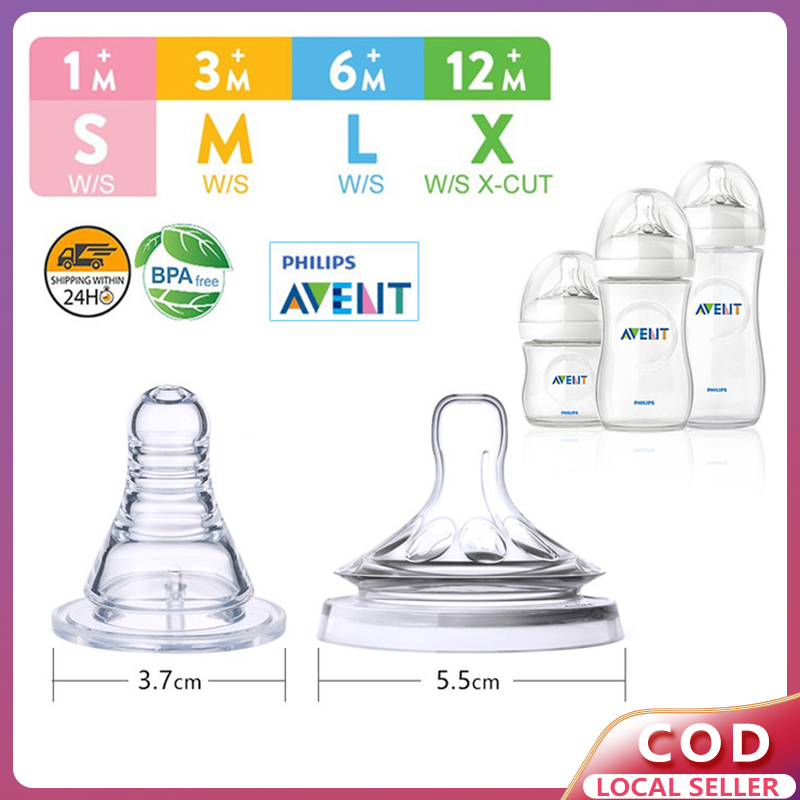Baby Puting Susu Soft Teat for Avent & Pigeon Natural Wide Neck Bayi Botol Silicon Nipple Anti ...