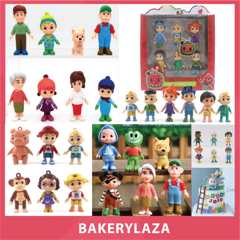Cocomelon Jojo Figure Figurine Cake Decoration Toys Topper Birthday ...