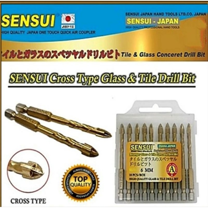 LS (5PCS) 5mm 6MM 8MM 10MM 12MM SENSUI GLASS TILE bit CONCRETE DRILL ...